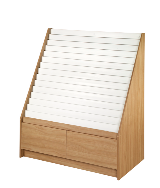 15 Tier Greeting Card Unit with Drawers – 1000mm W x 600mm D x 1400mm H