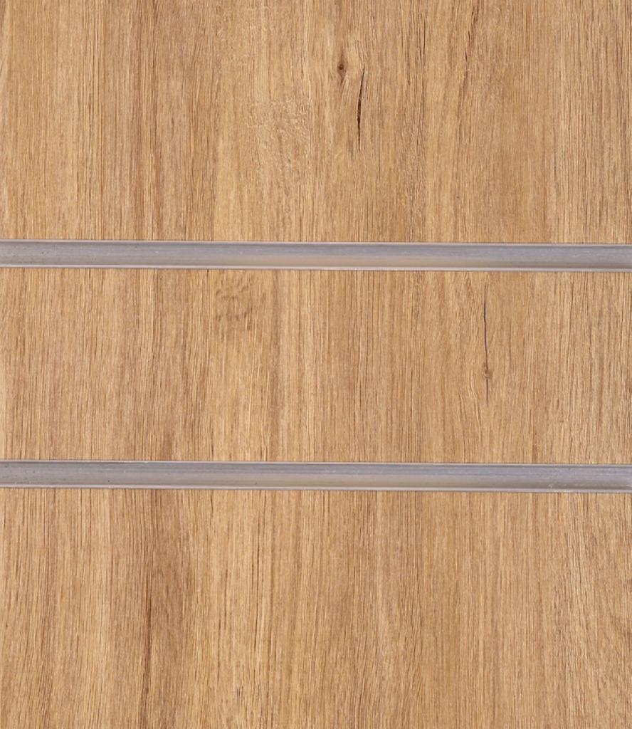Denver Oak Slatwall | Slat | Slot wall Panel 8ft x 4ft (2400mm x 1200mm)