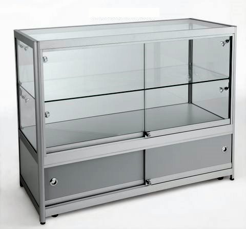 Aluminum Counters | Shop Aluminium Showcases Online at Direct Slatwall