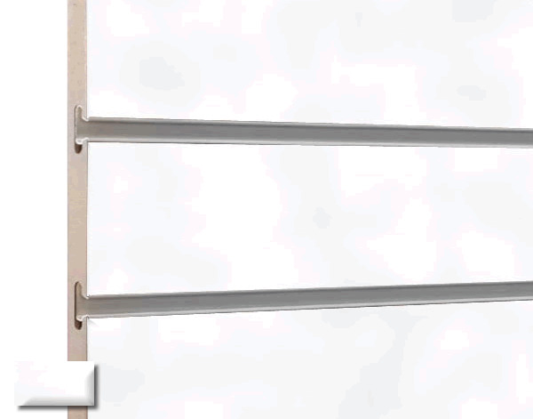 SPECIAL OFFER White Slatwall | Slat | Slot Wall Panel 8ft x 4ft (2400mm ...