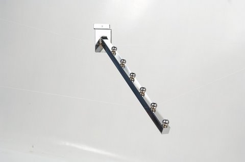 10554 Slatwall 11 Ball Sloping / WaterFall Arm - Box of 25